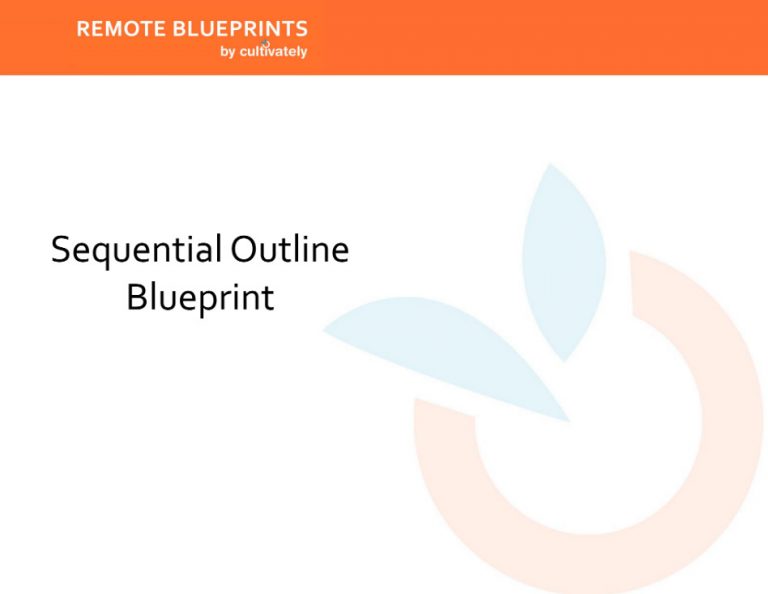 Sequential Outline Blueprint - Cultivately