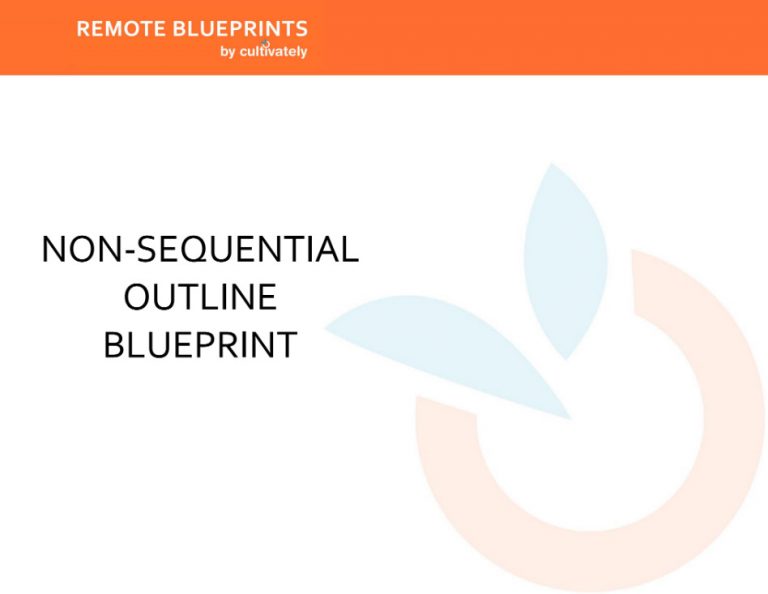 Non-Sequential Outline Blueprint - Cultivately